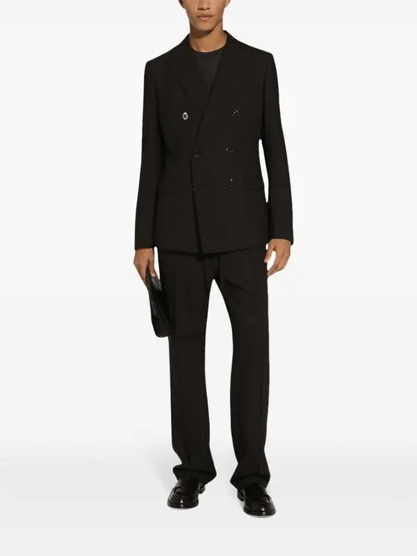 Dolce & Gabbana Wool Track Pants - Grey