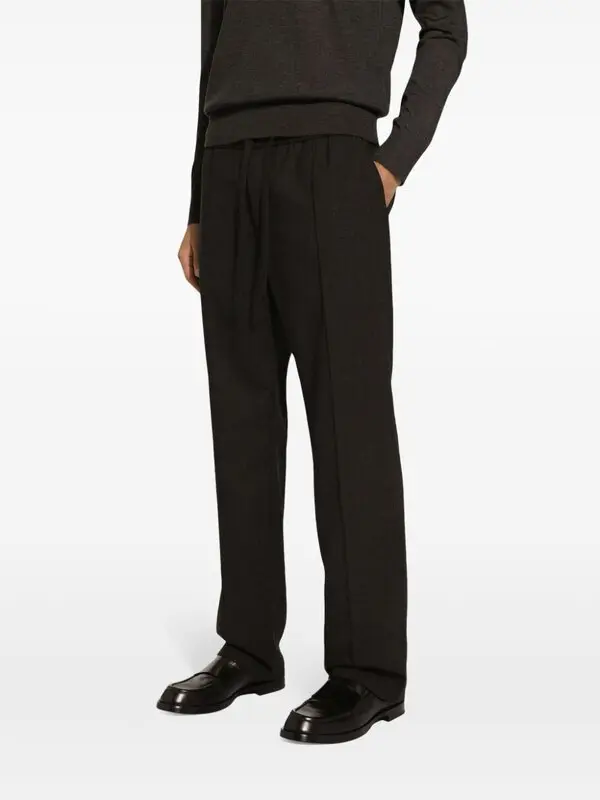 Dolce & Gabbana Wool Track Pants - Grey