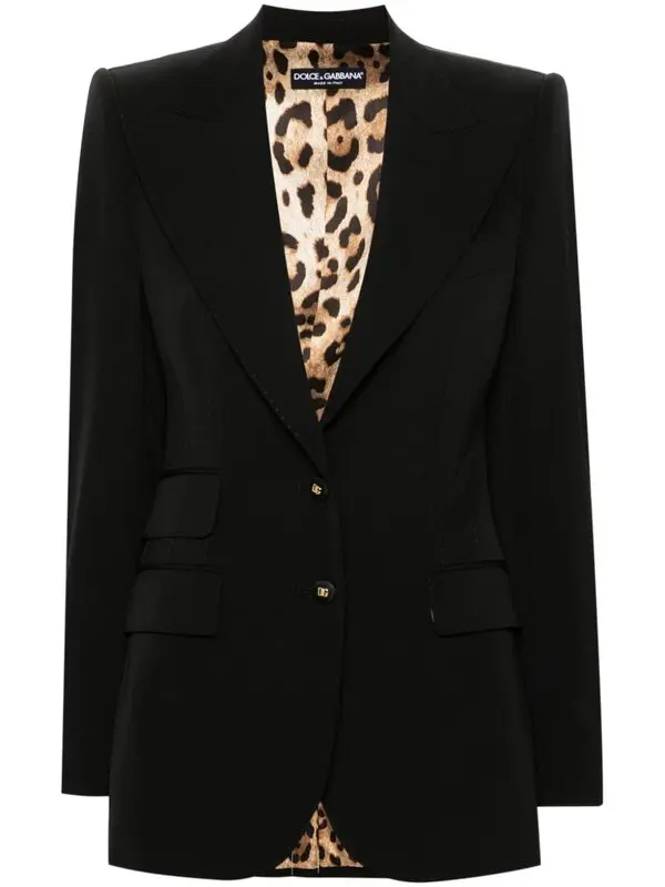 Dolce & Gabbana Single-breasted Blazer - Black