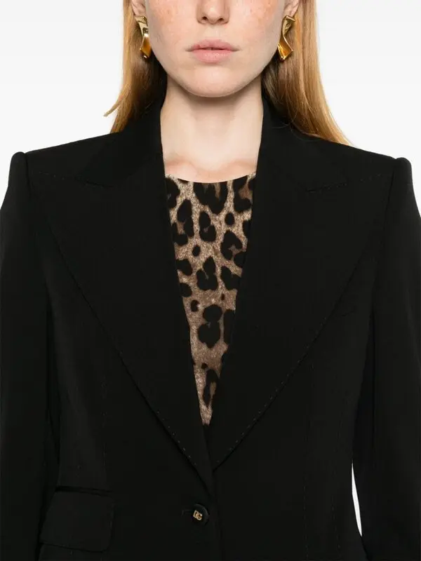 Dolce & Gabbana Single-breasted Blazer - Black