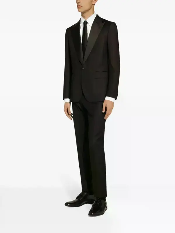 Dolce & Gabbana Two-piece Single-breasted Dinner Suit Set - Black