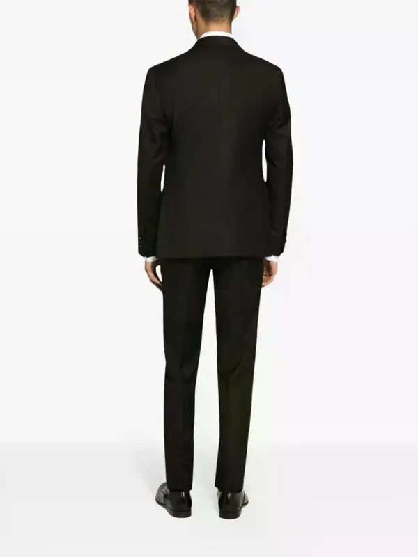 Dolce & Gabbana Two-piece Single-breasted Dinner Suit Set - Black