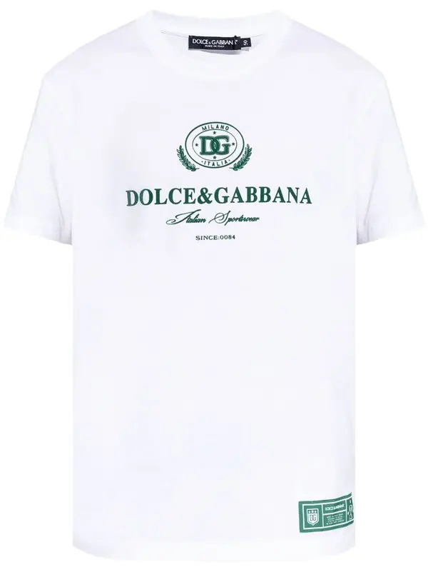 Dolce & Gabbana Logo-print Cotton T-shirt - White