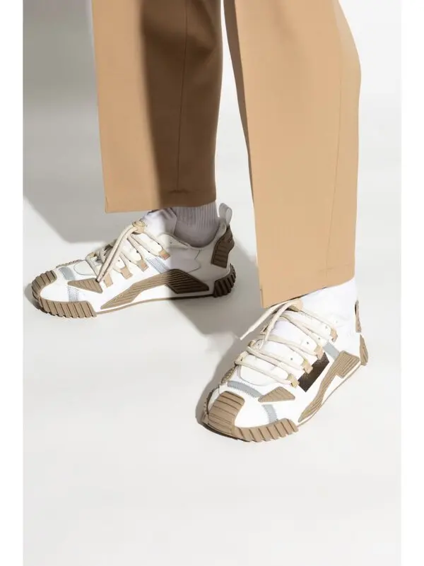 Dolce & Gabbana Panelled Sneakers - White