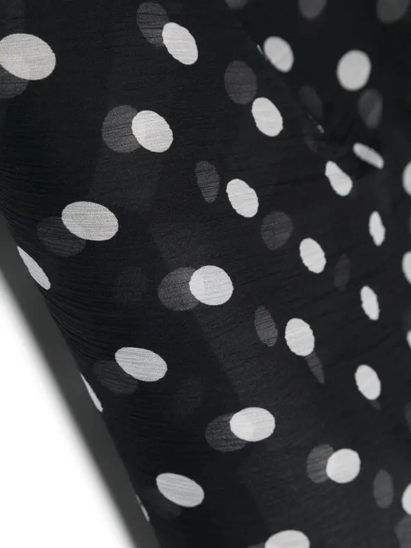 Dolce & Gabbana Polka-dot Silk Scarf