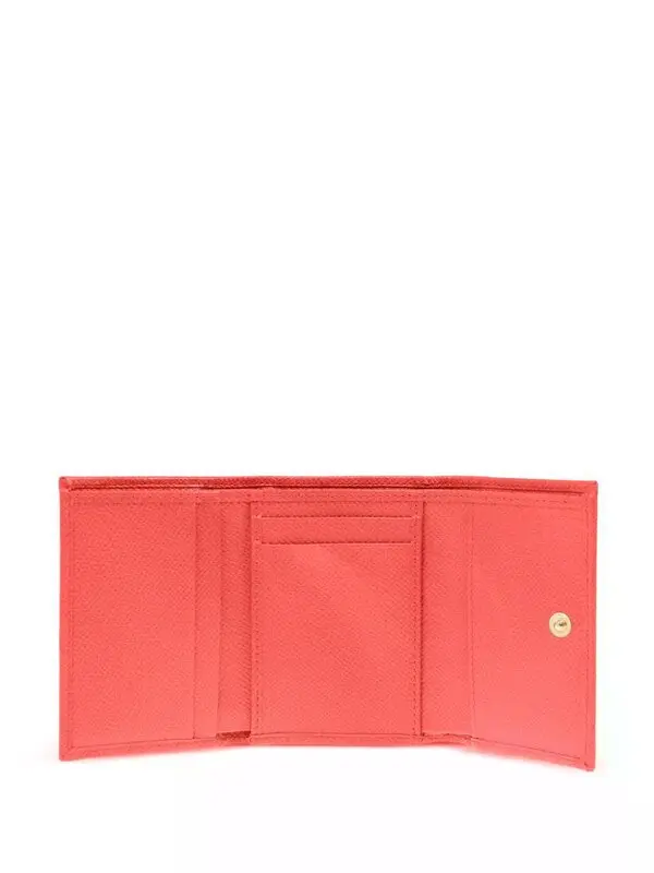 Dolce & Gabbana Logo-plaque Leather Wallet - Red