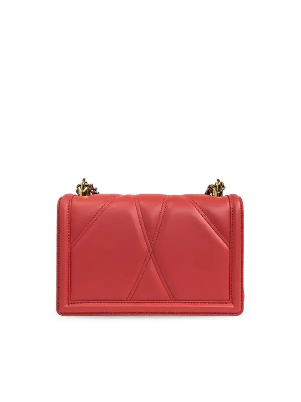 Dolce & Gabbana Devotion Quilted Shoulder Bag - Red