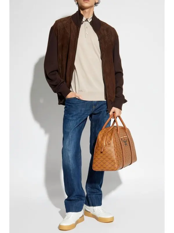 Dolce & Gabbana Straight-leg Jeans With Logo Plaque - Blue