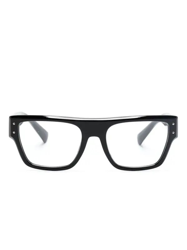 Dolce & Gabbana Dg3384 Rectangle-frame Glasses - Black