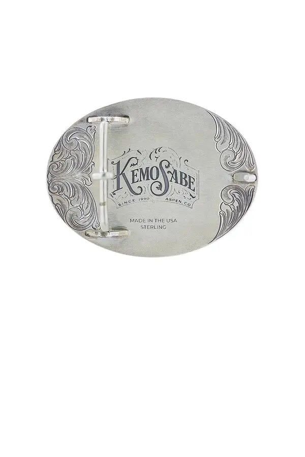 Kemo Sabe Large Oval Shield Belt Buckle