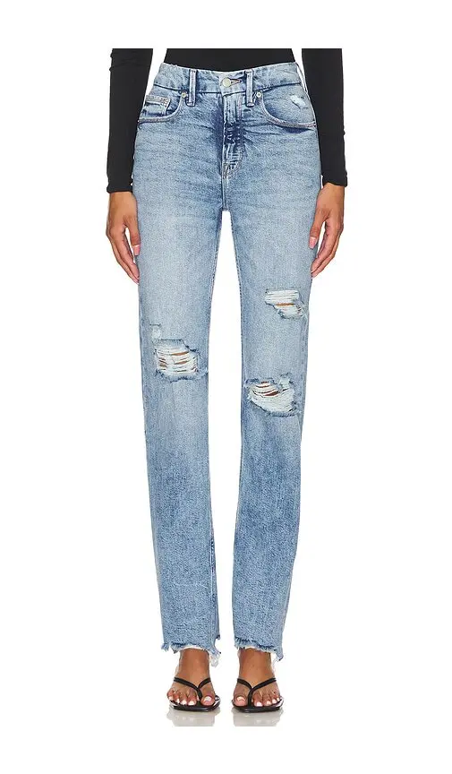 Good American Good Icon Straight Jeans
