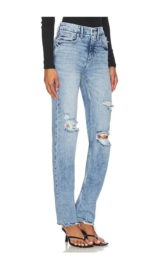 Good American Good Icon Straight Jeans