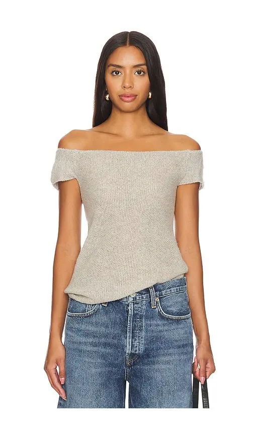 MORE TO COME Malia Open Back Knit Top