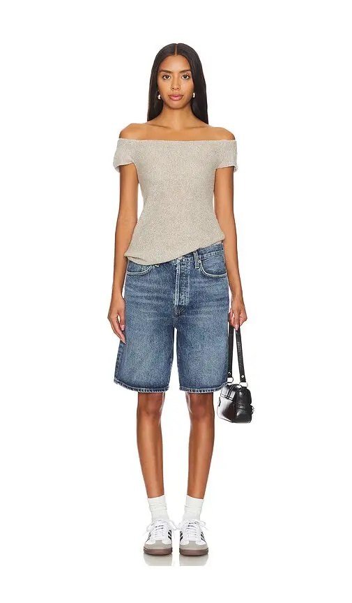MORE TO COME Malia Open Back Knit Top