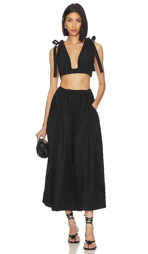 L'academie Arman Midi Skirt