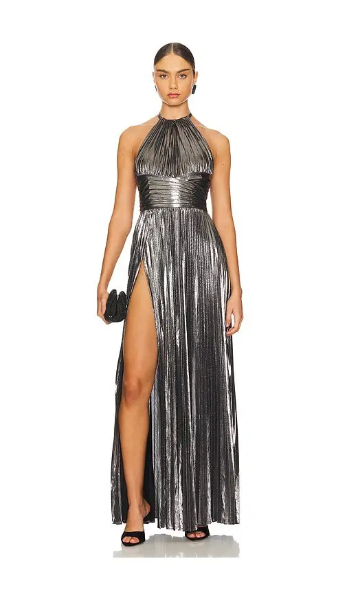Retrofete Metallic Reiss Dress