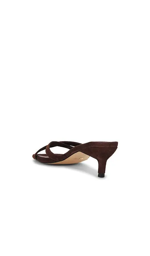 Raye Shea Suede Crisscross Strap Heeled Sandal