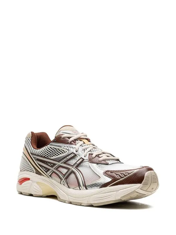 Asics Gt-2160 Cream/chocolate Brown Sneakers - Silver