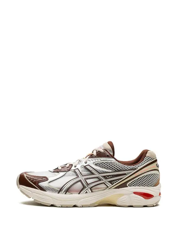 Asics Gt-2160 Cream/chocolate Brown Sneakers - Silver