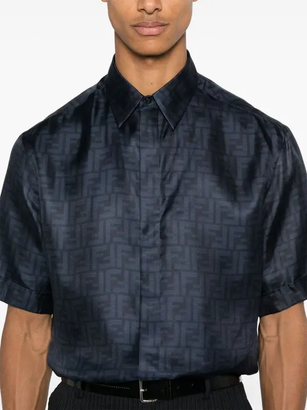 Fendi Ff Silk Shirt