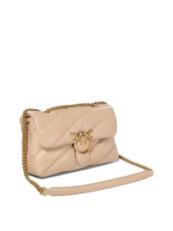 Pinko Medium Love Puff Shoulder Bag - Neutrals