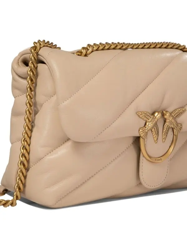 Pinko Medium Love Puff Shoulder Bag - Neutrals