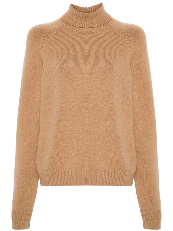 Fendi Logo-embroidered Sweater - Brown