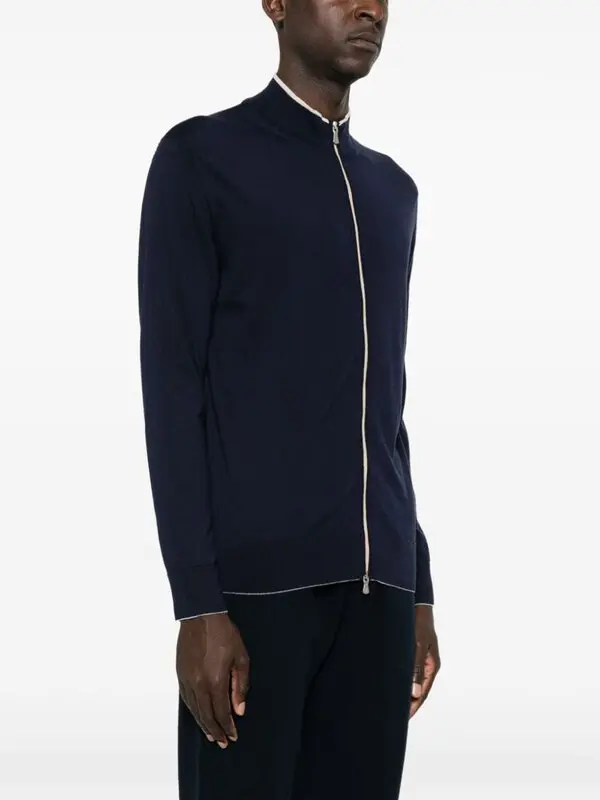 Eleventy Fine-knit Sweater - Blue