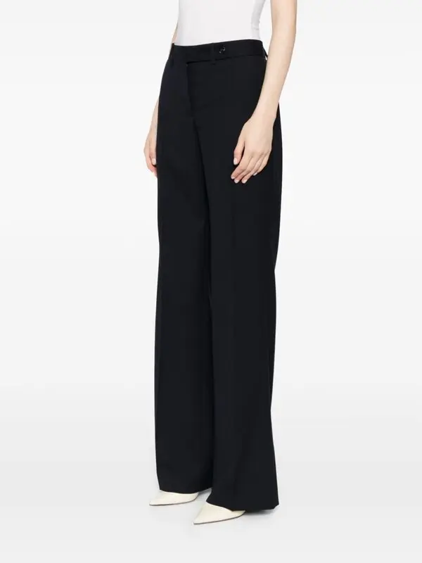 Paul Smith Pressed-crease Wool Trousers
