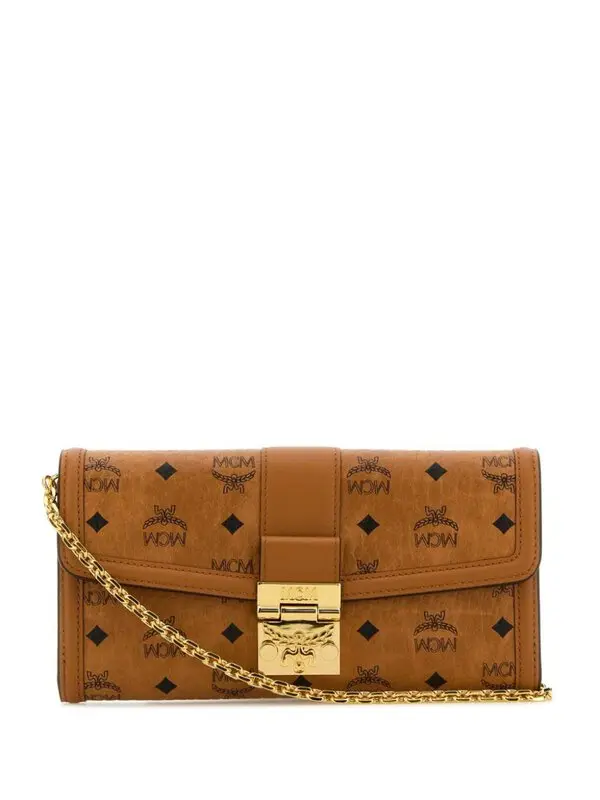 Mcm Tracy Wallet - Brown