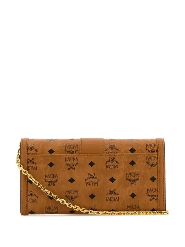 Mcm Tracy Wallet - Brown