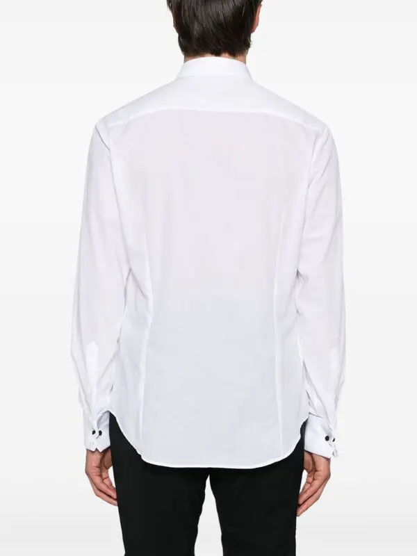 Giorgio Armani Pleated Shirt - White