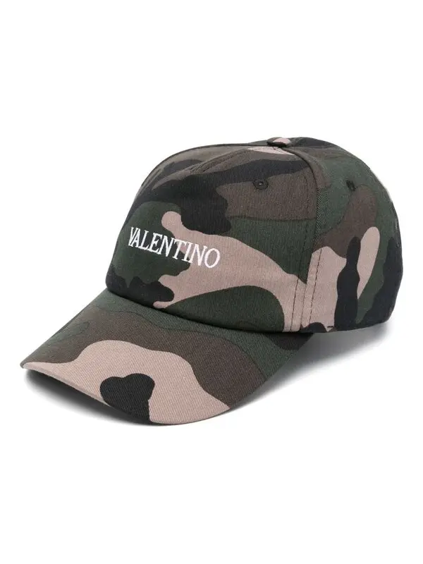Valentino Garavani Embroidered-logo Baseball Cap - Green