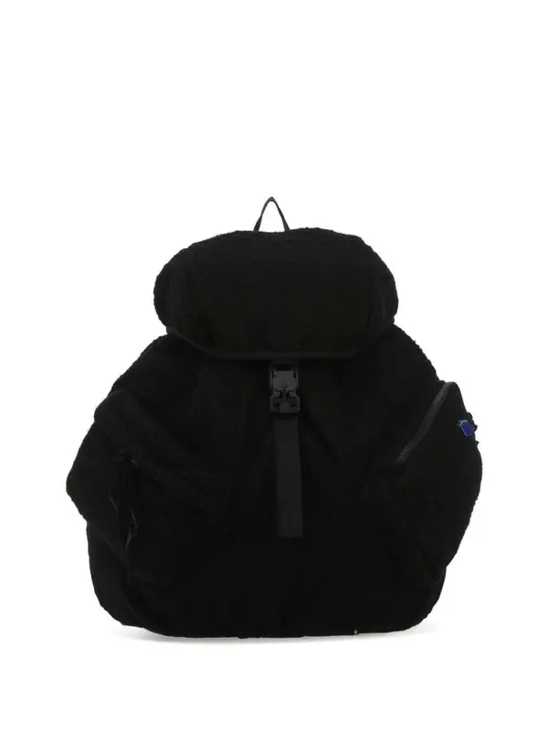 ADER ERROR Bouclé Backpack - Black
