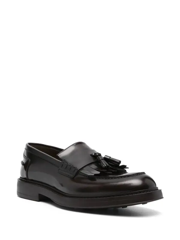 DOUCAL'S Tasseled Loafers - Brown