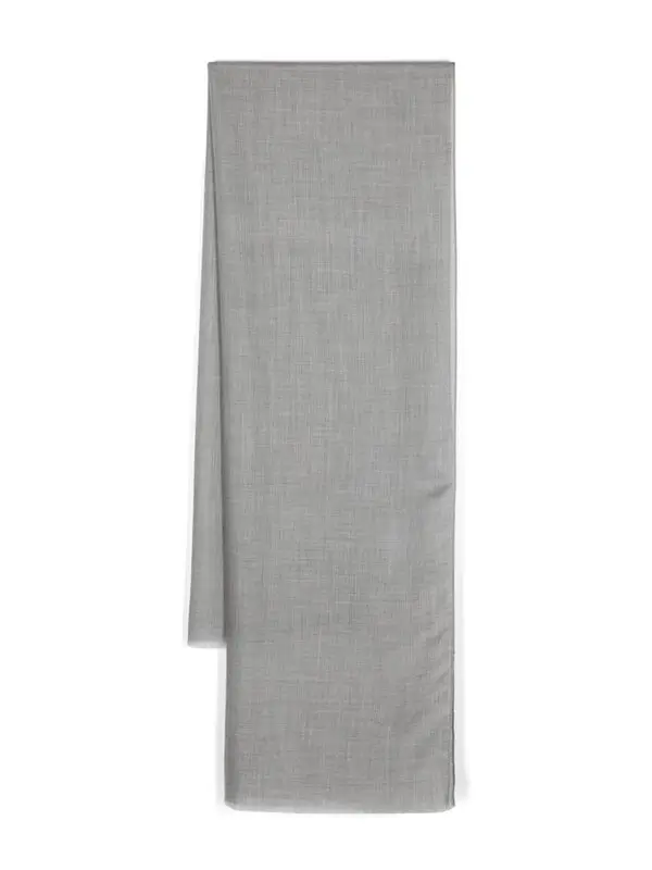 D4.0 Fringed Scarf - Grey