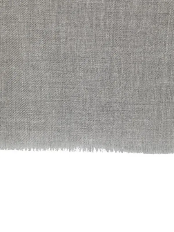 D4.0 Fringed Scarf - Grey