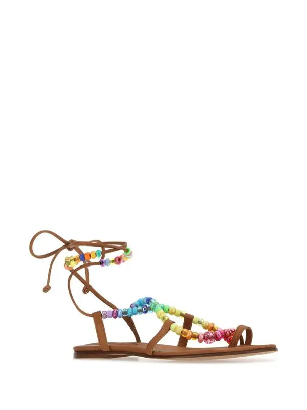 ALAMEDA TURQUESA Arco-iris Sandals - Brown