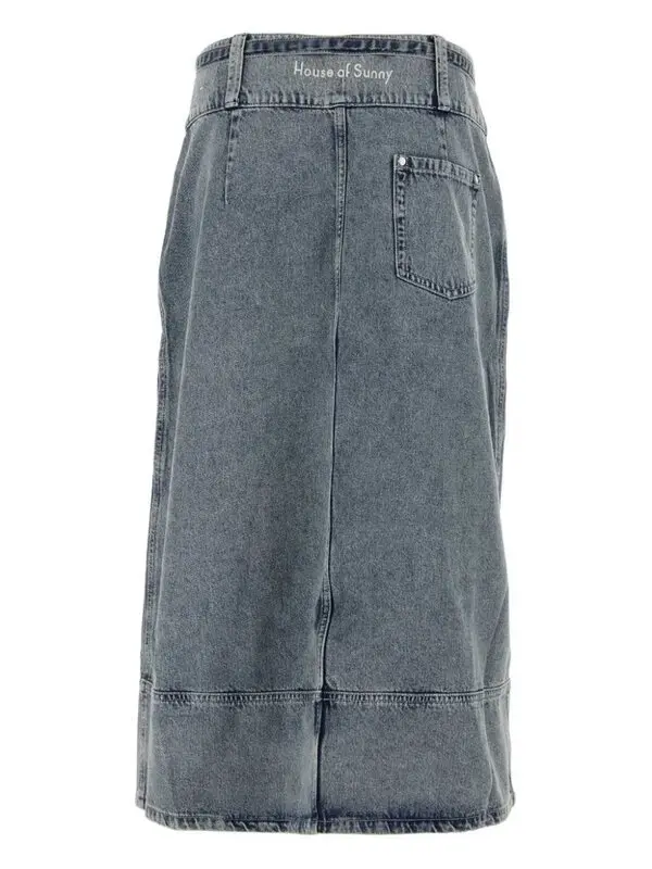 HOUSE OF SUNNY Low Rider Skirt - Grey