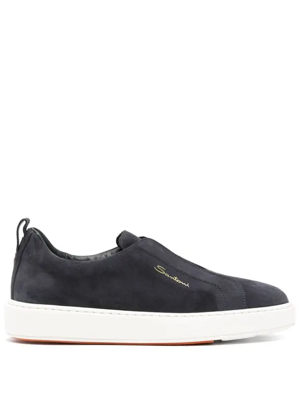 Santoni Victory Slip-on Sneakers - Blue
