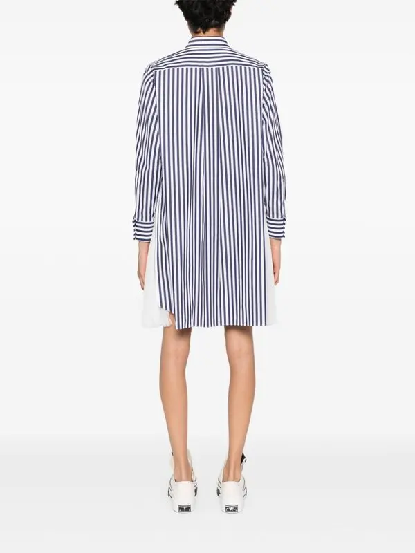 Sacai Striped Mini Dress