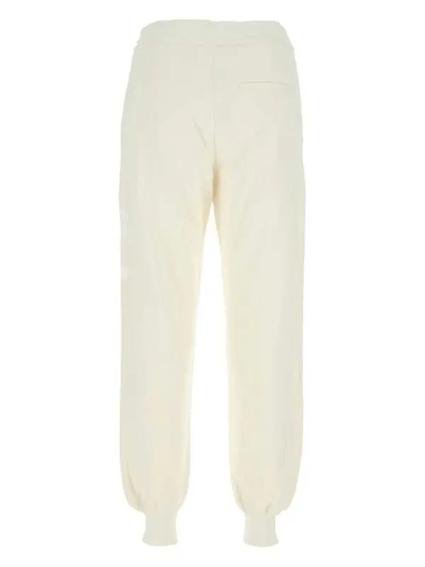 Alexander McQueen Cotton Track Pants - White