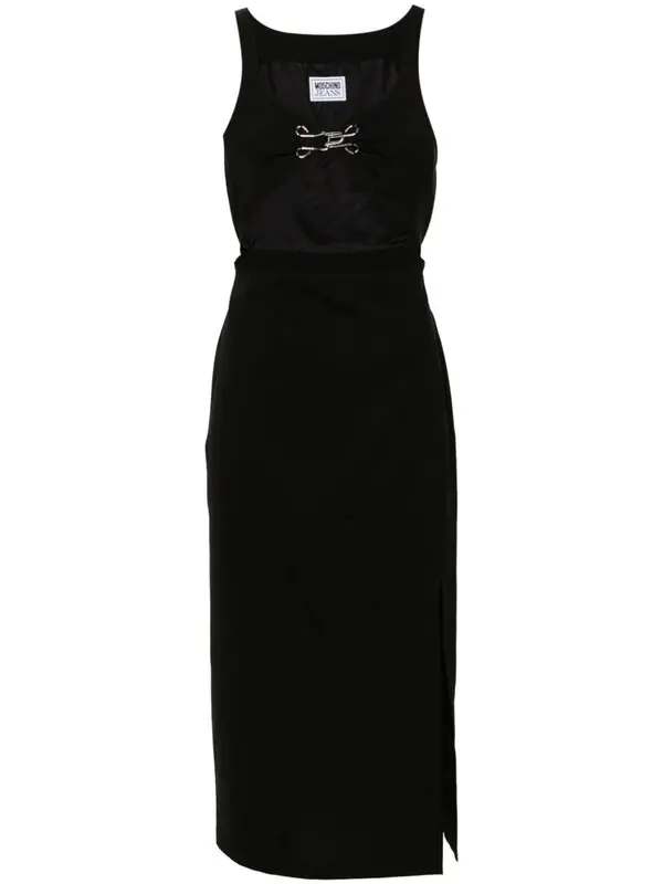 Moschino Decorative Hook Midi Dress