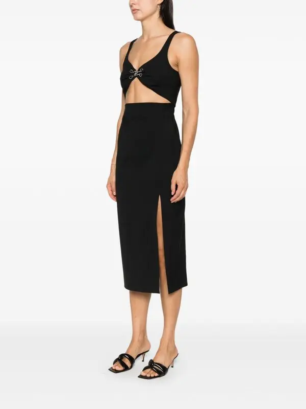 Moschino Decorative Hook Midi Dress