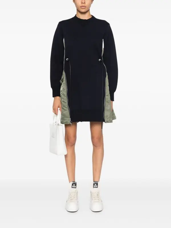Sacai Paneled Mini Dress