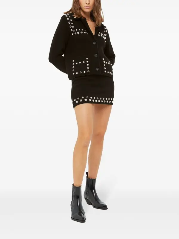 Alanui Love And Studs Mini Skirt