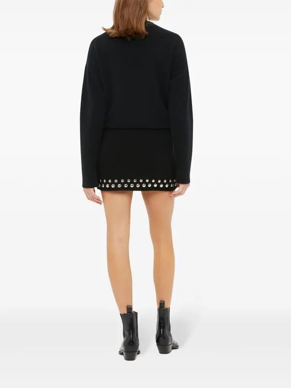 Alanui Love And Studs Mini Skirt