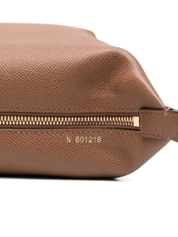 VALEXTRA Mini Mochi Tote Bag - Brown
