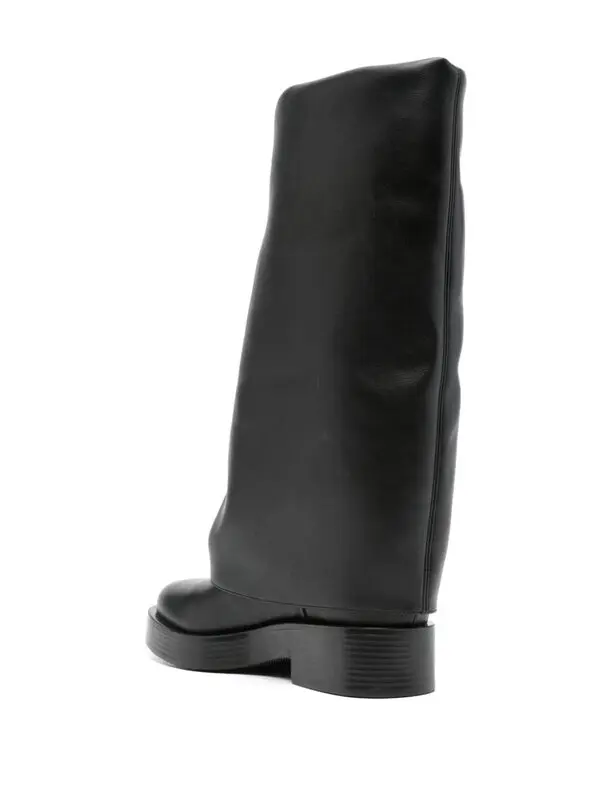 Casadei Layered Mid-calf Boots