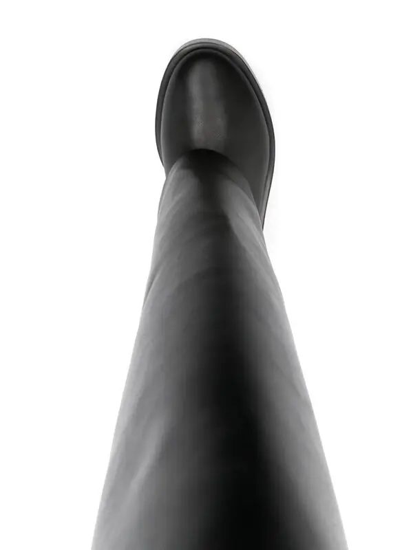 Casadei Layered Mid-calf Boots